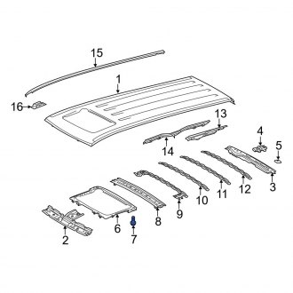 Toyota Prius OEM Roofs & Parts | Panels, Drip Rails — CARiD.com