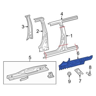 Toyota Sienna Replacement Rocker Panels – CARiD.com