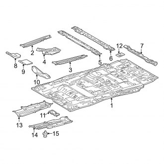 2012 Toyota Sienna Rocker Panels & Floors — CARiD.com
