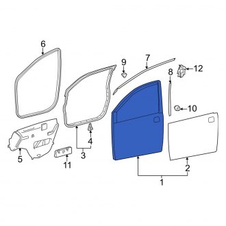Toyota Sienna Replacement Door Shells & Skins | CARiD