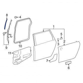 Toyota Sienna Door Seals & Weatherstripping – CARiD.com