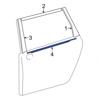Toyota Sienna Door Moldings - Side, Edge, Belt | CARiD