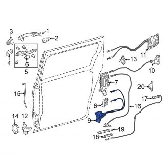Toyota Sienna Door Locks + Components | CARiD