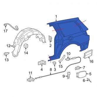 Toyota Sienna OEM Quarter Panels & Parts - Rear & Front | CARiD