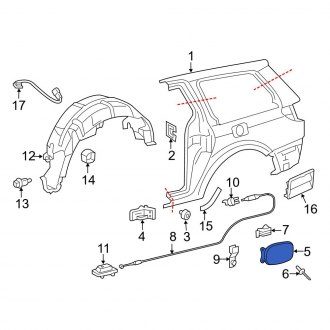 Toyota Sienna Fuel Doors & Parts | CARiD