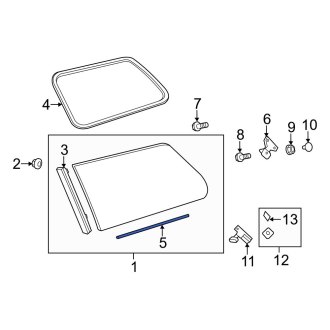 Toyota Sienna Replacement Fender Moldings & Trim — CARiD.com