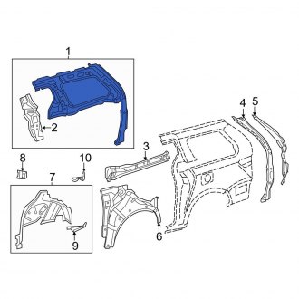 Toyota Sienna OEM Quarter Panels & Parts - Rear & Front | CARiD
