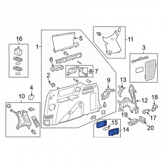 Toyota Sienna Interior Lights | LEDs, Bulbs — CARiD.com