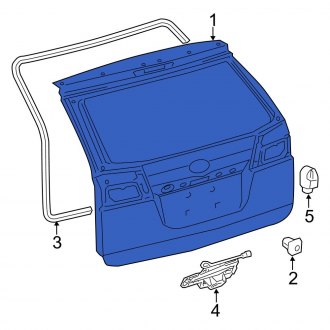 Toyota Car Replacement Trunk Lids & Parts — CARiD.com