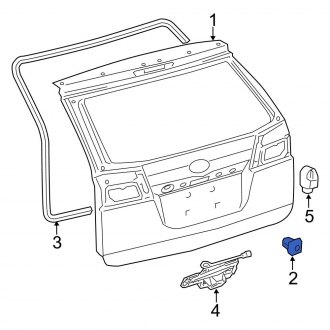 Toyota Sienna Replacement Hood Hardware — CARiD.com
