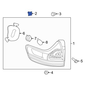 Toyota Tacoma OEM Tail Lights | LED, Fiber Optic — CARiD.com