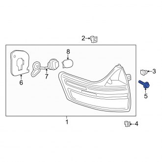 Toyota C-HR OEM Tail Lights | LED, Fiber Optic — CARiD.com