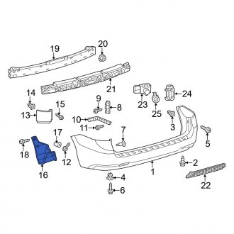 Toyota Sienna Bumper Seals, Gaskets & Impact Strips | CARiD
