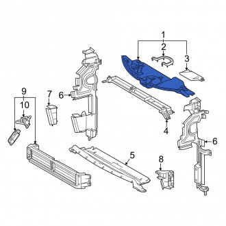 Toyota Sienna Radiator Support Covers — CARiD.com