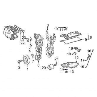 Toyota Corolla Cross Engine Oil Pans, Drain Plugs & Dipsticks — CARiD.com