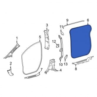 Toyota Sienna Door Seals & Weatherstripping | CARiD