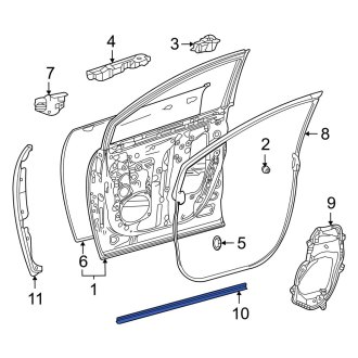Toyota Sienna Door Seals & Weatherstripping | CARiD
