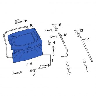 Toyota Car Replacement Trunk Lids & Parts — CARiD.com