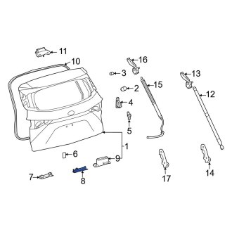 Toyota Sienna OEM Trunks & Parts | Lids, Rear Panels — CARiD.com