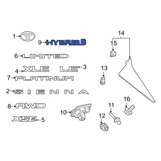 Toyota Sienna Logos | CARiD