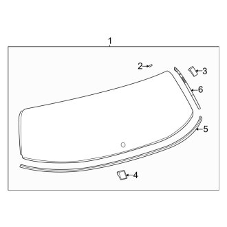 2021 Toyota Sienna Rear Window Glass | CARiD
