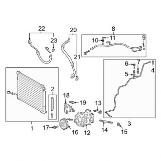 Toyota Corolla Cross OEM A/C & Heating Parts | Systems, Compressors ...