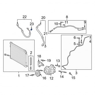Toyota Corolla Cross OEM A/C & Heating Parts | Systems, Compressors ...