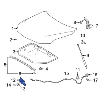 Toyota Avalon Hood Locks & Hood Latches | CARiD