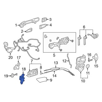 Toyota Corolla Door Hinges, Pin & Bushing Kits | CARiD