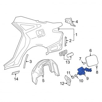 Toyota Camry OEM Quarter Panels & Parts - Rear & Front | CARiD