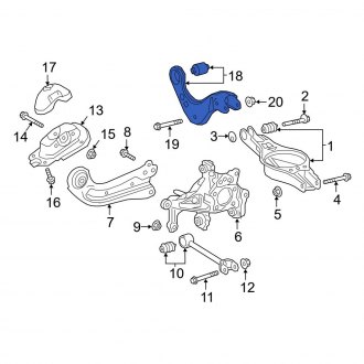 Toyota Corolla Cross Control Arms, Suspension Rods & Parts — CARiD.com