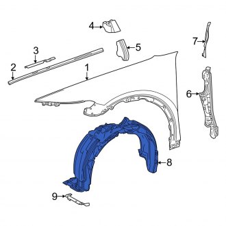 Toyota Crown Inner Fenders - Wells, Liners, Shields | CARiD