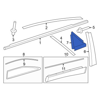 Toyota Crown Door Moldings - Side, Edge, Belt | CARiD