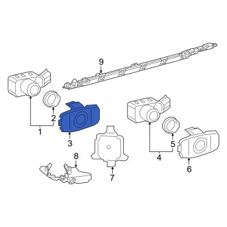 Toyota Corolla Cross Parking Sensors - Garage, Rear, Front | CARiD