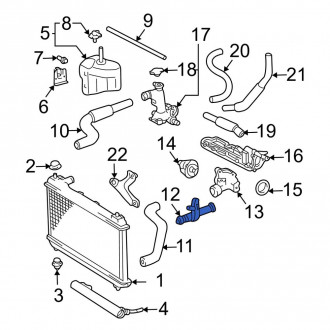 Toyota Camry OEM Engine Cooling Parts | Radiators, Fans — CARiD.com