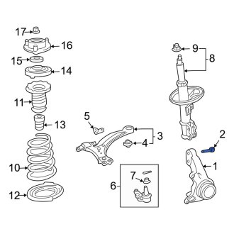 Toyota Mirai Steering Knuckles, Spindles & Components — CARiD.com