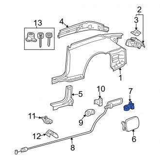 Toyota Avalon Fuel Doors & Parts — CARiD.com