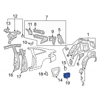 Toyota Camry OEM Quarter Panels & Parts | Rear & Front — CARiD.com