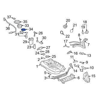Toyota Land Cruiser OEM Fuel System Parts | Pumps, Lines — CARiD.com