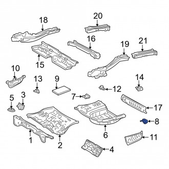 Toyota Avalon Rocker Panels, Floor Pans, Moldings — CARiD.com