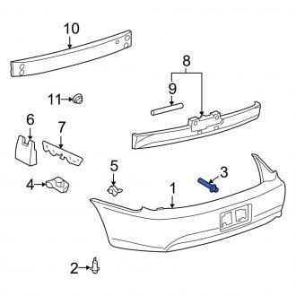 Toyota Solara OEM Bumpers | Genuine Front & Rear Bumpers — CARiD.com