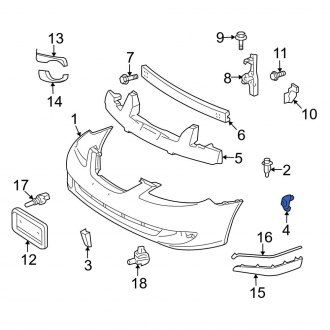 Toyota Highlander OEM Bumpers - Genuine Front & Rear Bumpers | CARiD