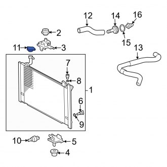 Toyota Highlander Radiator Caps - High Pressure, Racing | CARiD