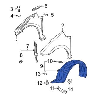 Toyota Prius Inner Fenders - Wells, Liners, Shields | CARiD
