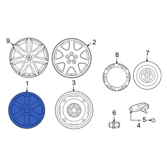 Toyota Prius OEM Wheels - Original Steel & Alloy Wheels | CARiD
