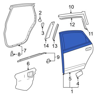 Toyota Prius Replacement Door Shells & Skins — CARiD.com