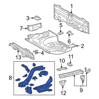 Toyota Prius Replacement Chassis Frames & Rails - CARiD.com
