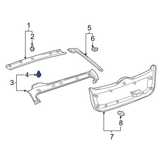 Toyota Yaris OEM Window Parts | Visors, Regulators — CARiD.com