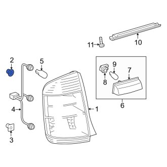Toyota Highlander OEM Lighting | Headlights, Fog & Tail Lights — CARiD.com