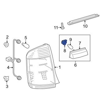 Toyota Land Cruiser OEM Tail Lights | LED, Fiber Optic — CARiD.com
